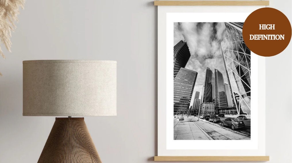 Calgary Art, Calgary Print, Calgary Map, Calgary Skyline, Calgary Set ...