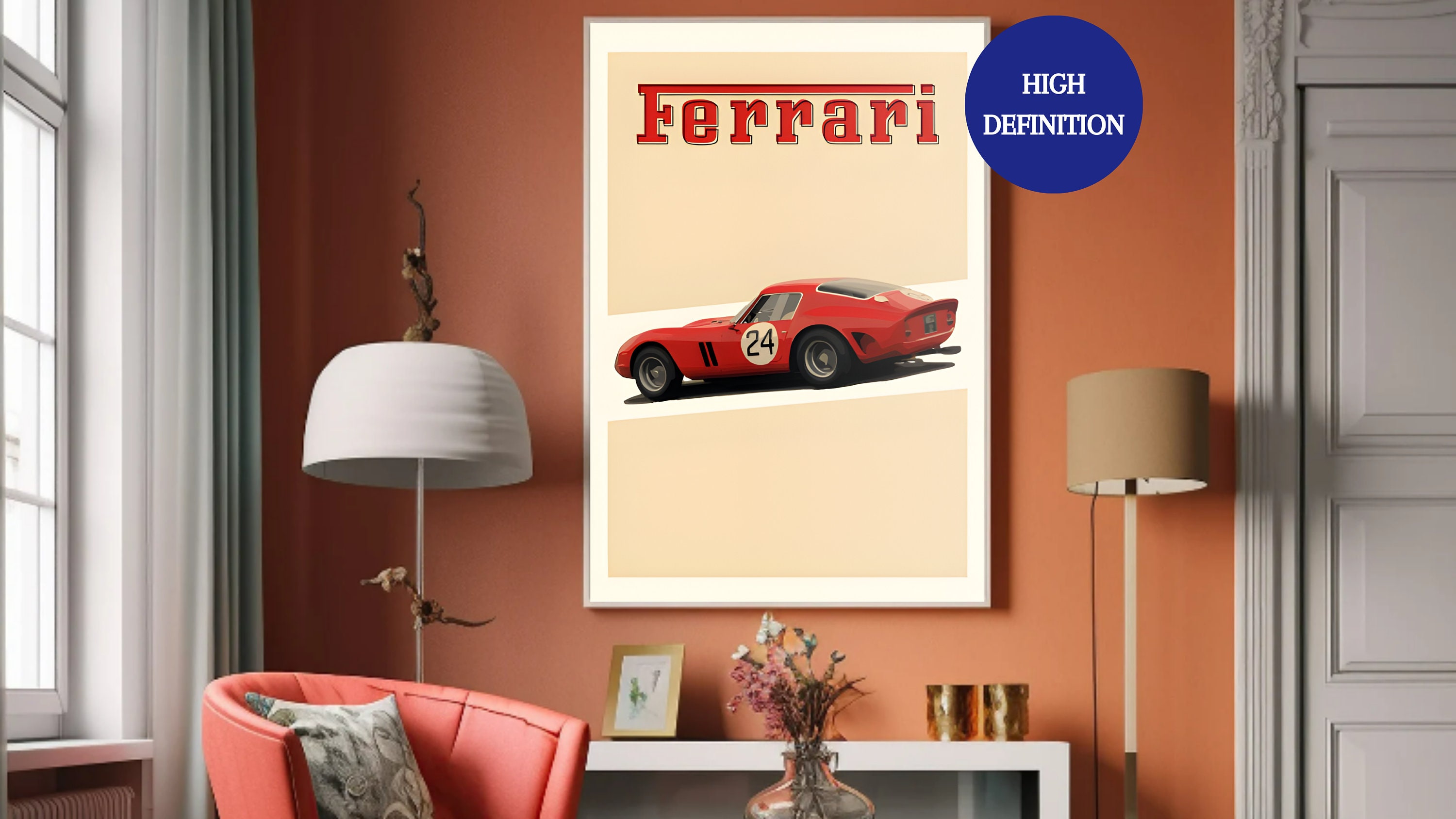 Scuderia Ferrari Poster,f1 Poster,f1 Ferrari Wall Art,ferrari 488 ...