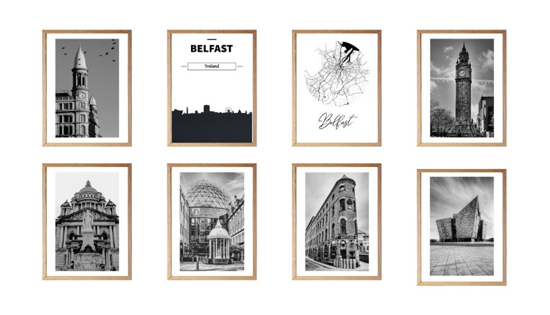 Belfast Art Print,northern Ireland Art,northern Ireland Print,belfast ...