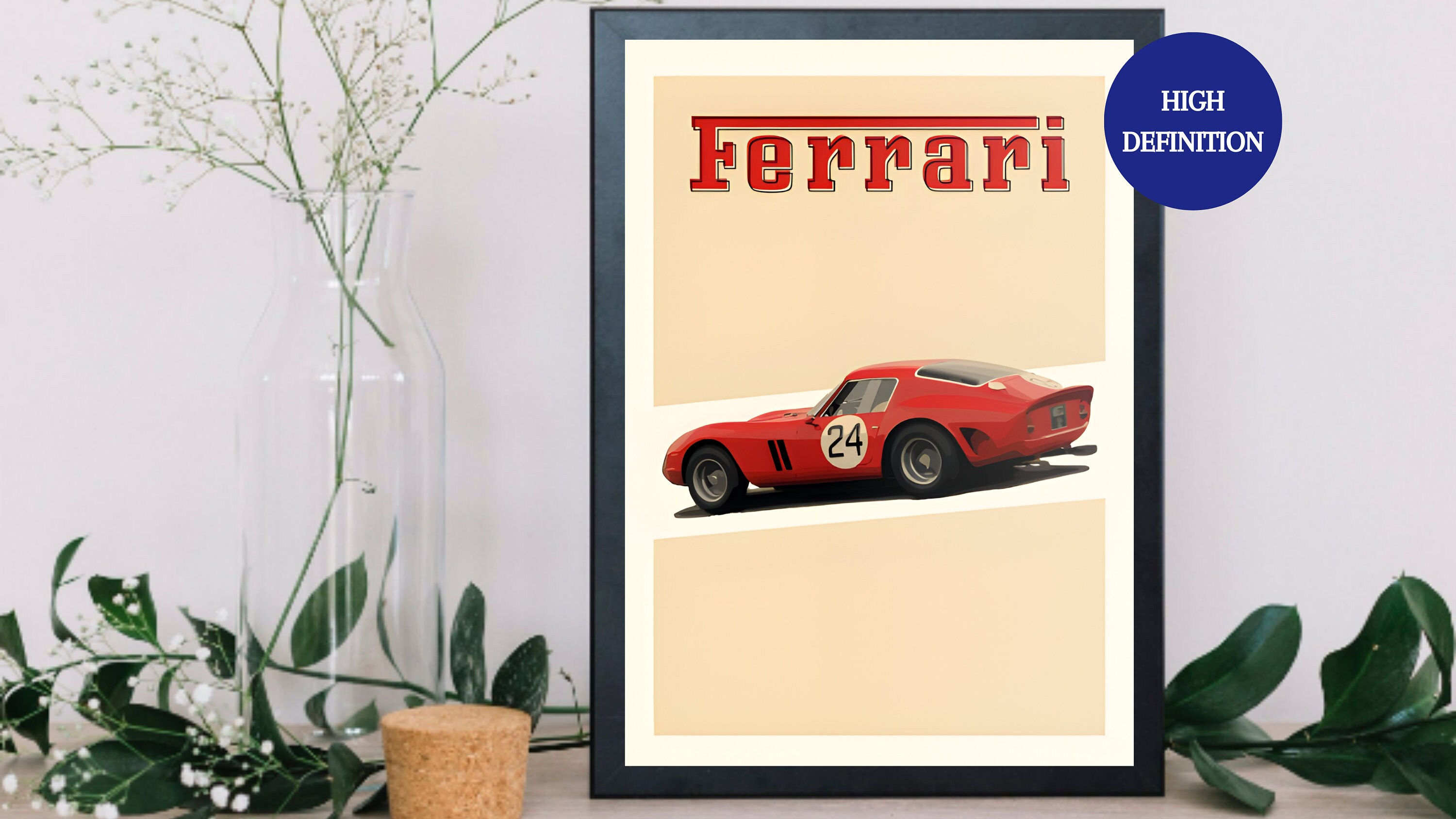 Scuderia Ferrari Poster,f1 Poster,f1 Ferrari Wall Art,ferrari 488 ...