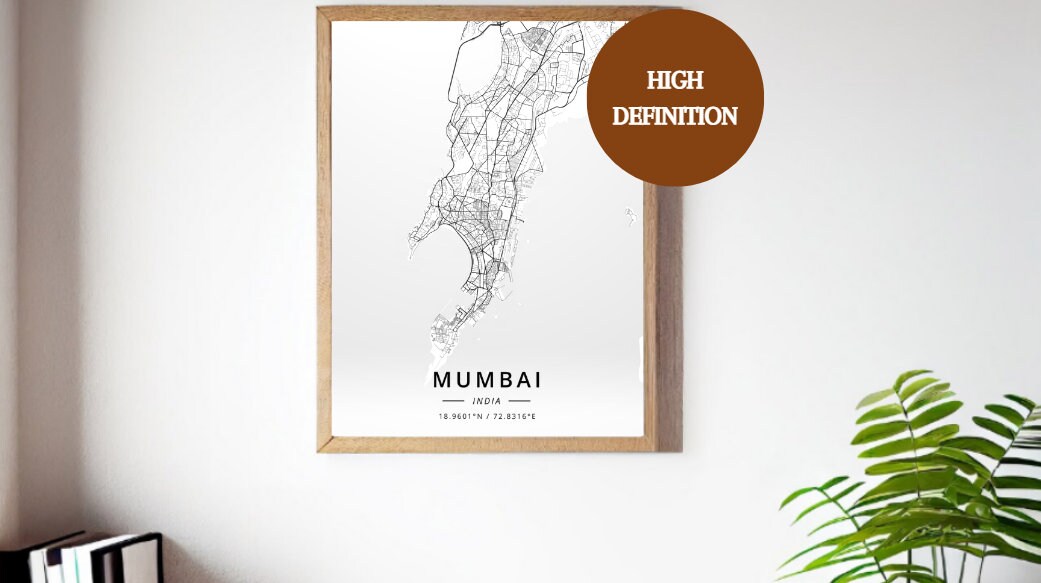 Mumbai Wall Art, Mumbai Poster, Mumbai Photo, Mumbai Skyline, Mumbai ...