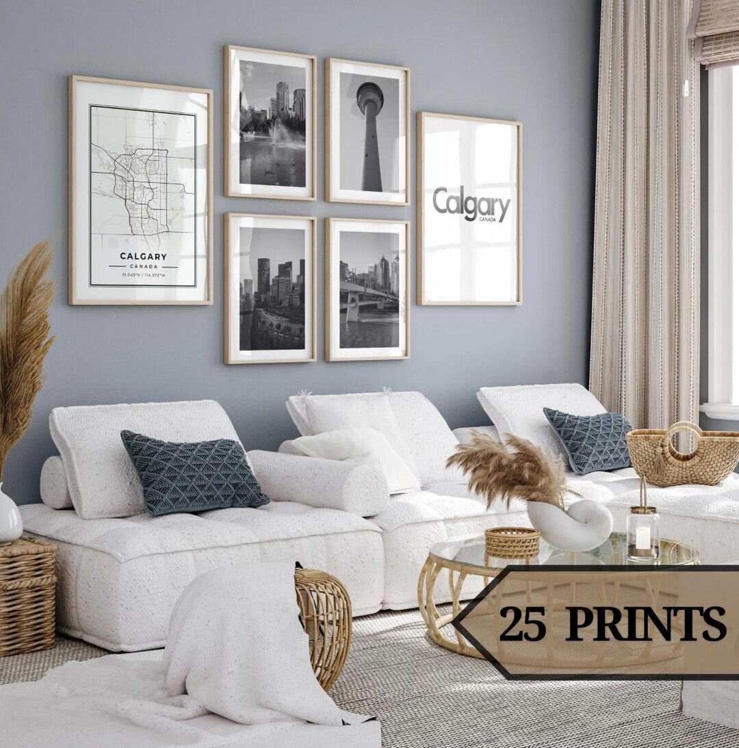 Calgary Poster Set of 25,calgary Print,calgary Art,calgary City,calgary ...