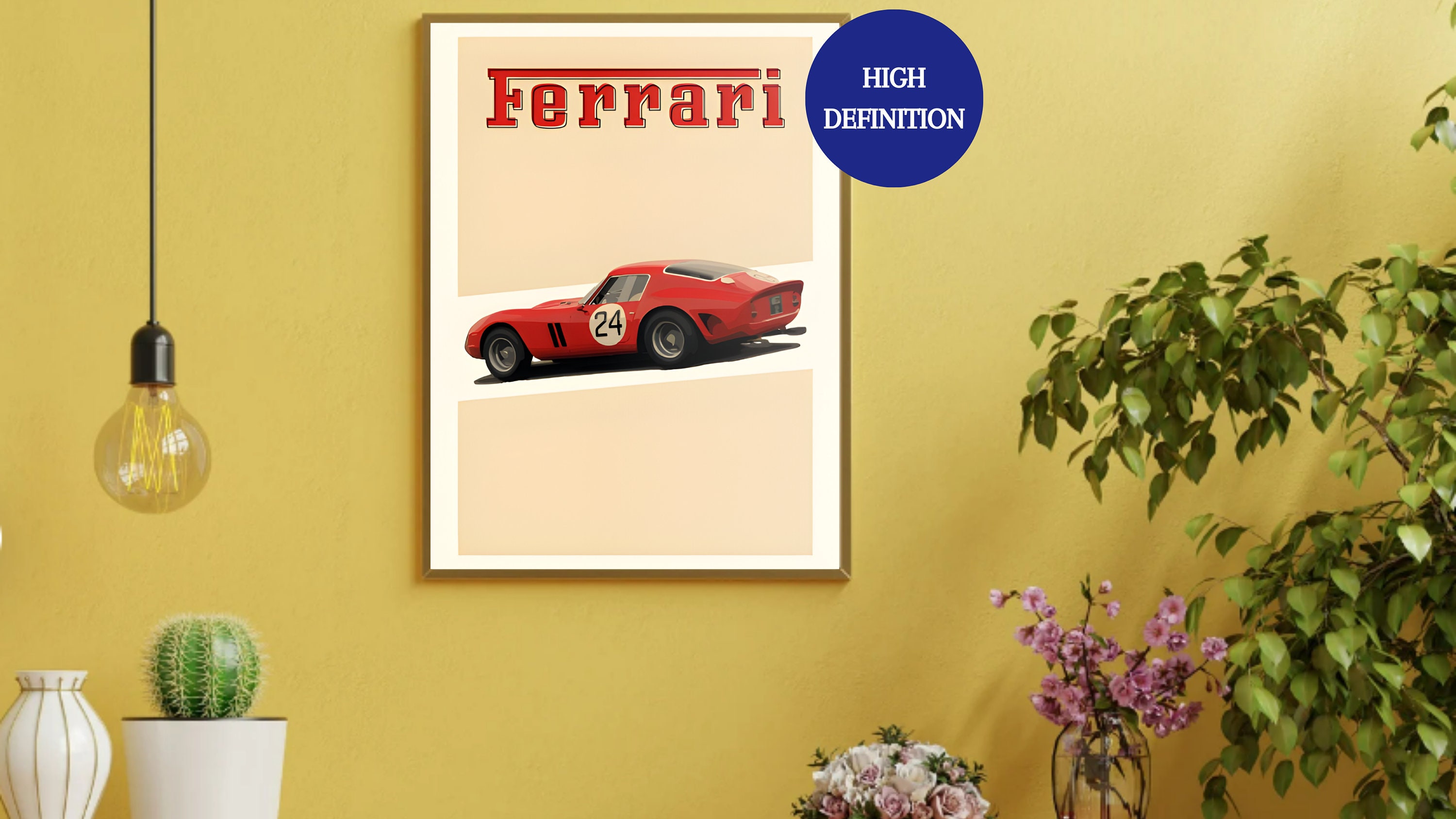 Scuderia Ferrari Poster,f1 Poster,f1 Ferrari Wall Art,ferrari 488 ...
