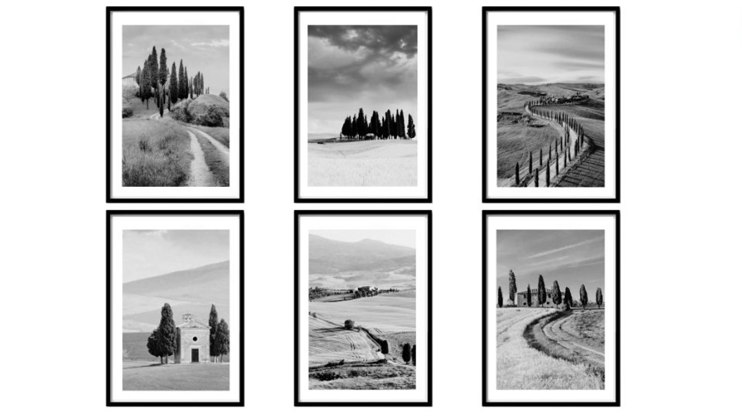 Italy Print for Decor a Modern Home,tuscany Print,set of 6 Italy Prints ...