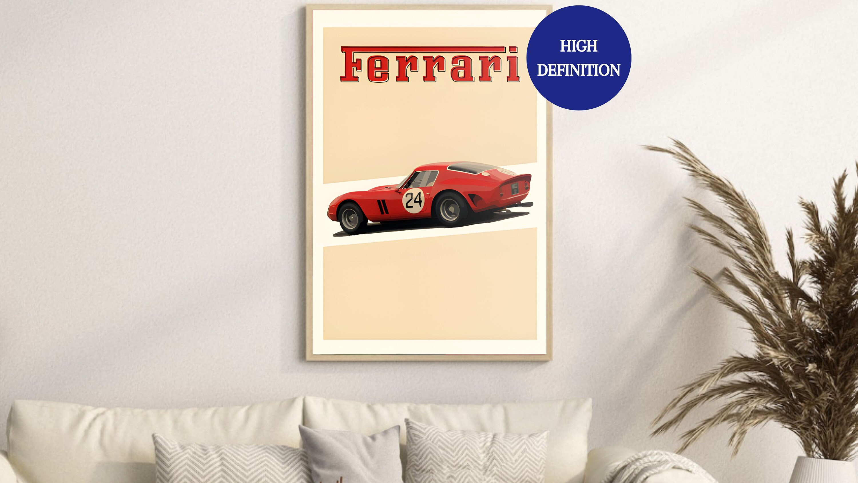 Scuderia Ferrari Poster,f1 Poster,f1 Ferrari Wall Art,ferrari 488 ...
