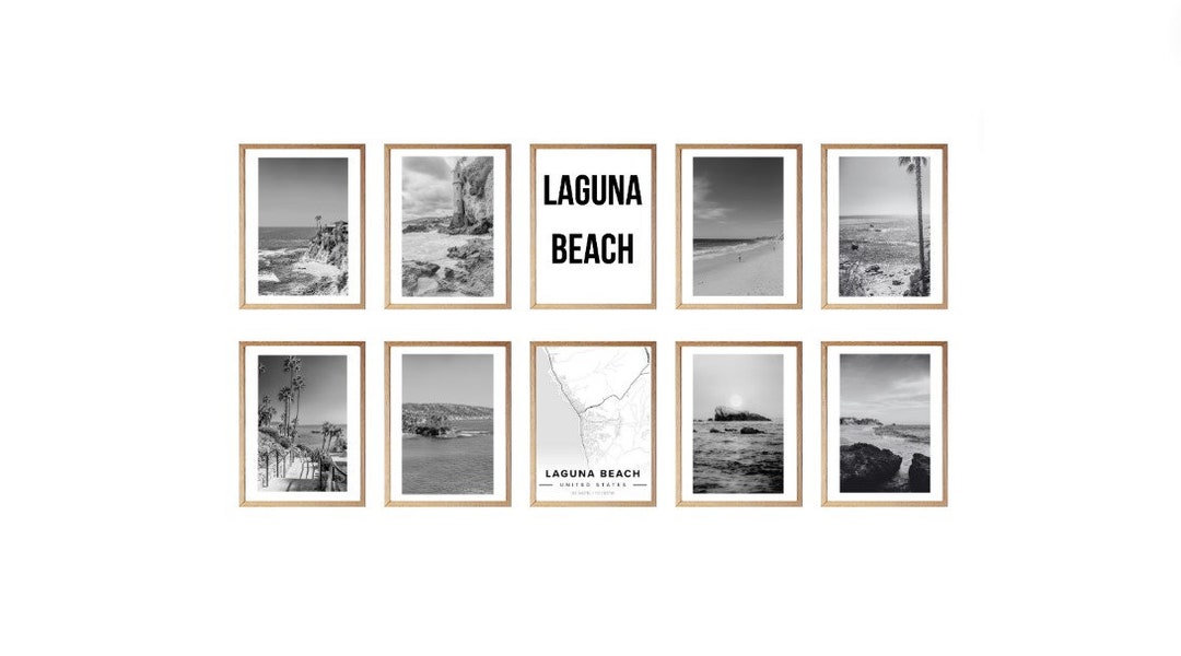Laguna Beach,laguna Beach Poster,laguna Beach Print,laguna Beach Map ...