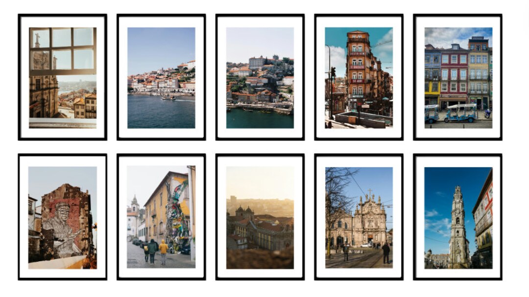 Porto Travel Poster Set of 20 Prints,porto Portugal,porto Art,portugal ...