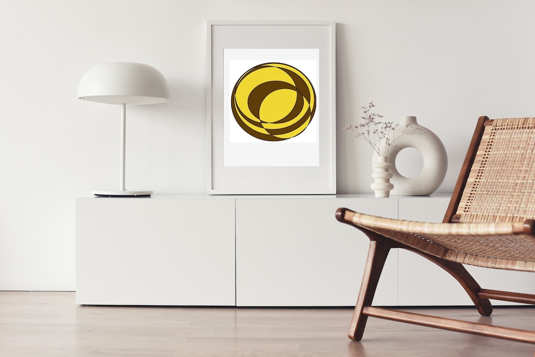 Geometric Art, Digital Art, Circle Art, Printable Art, Digital Download ...