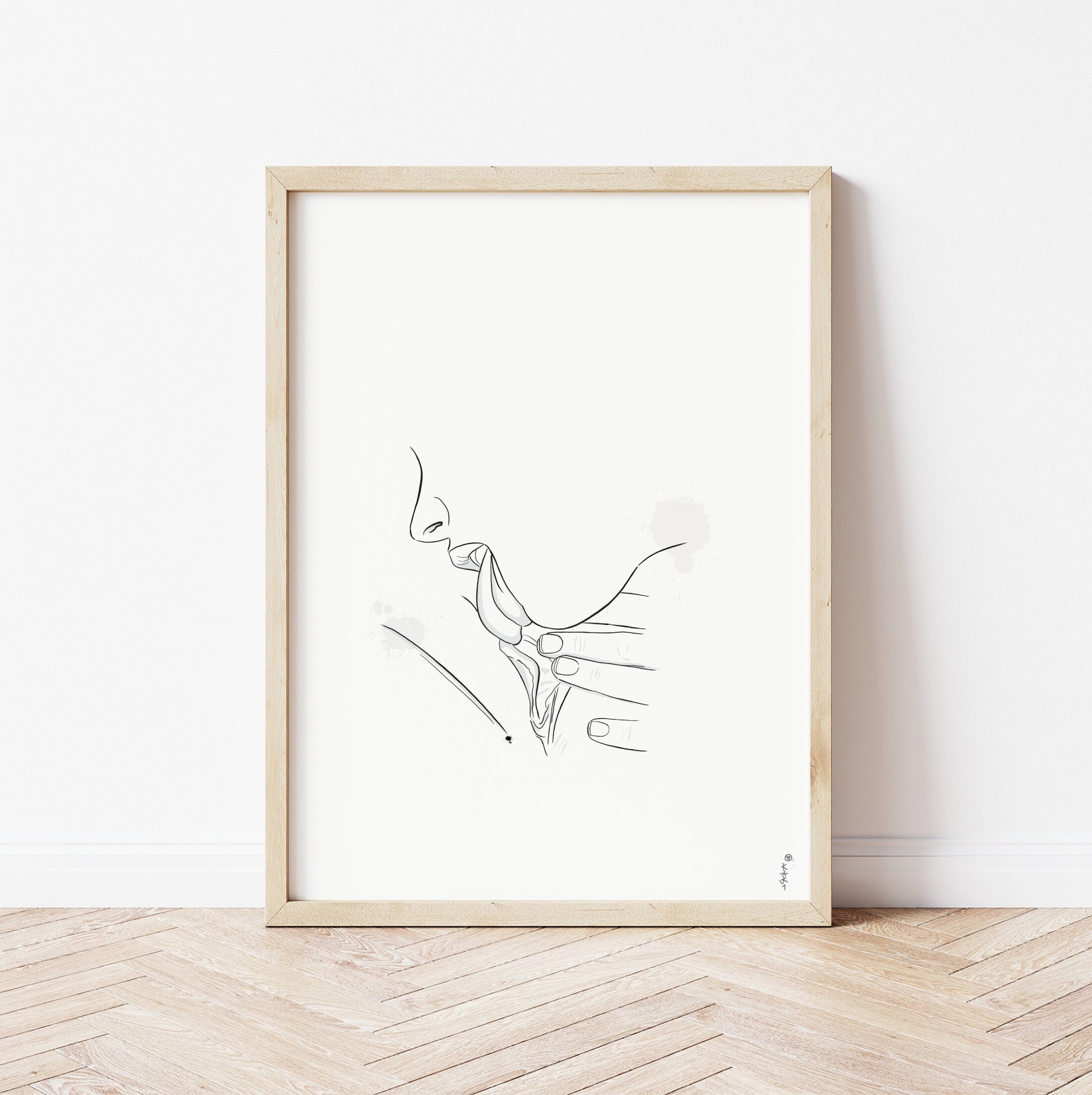 Line Art Vagina Erotic Line Art Sex Illustration Sensual Bedroom Print Vagina Art Orgasm