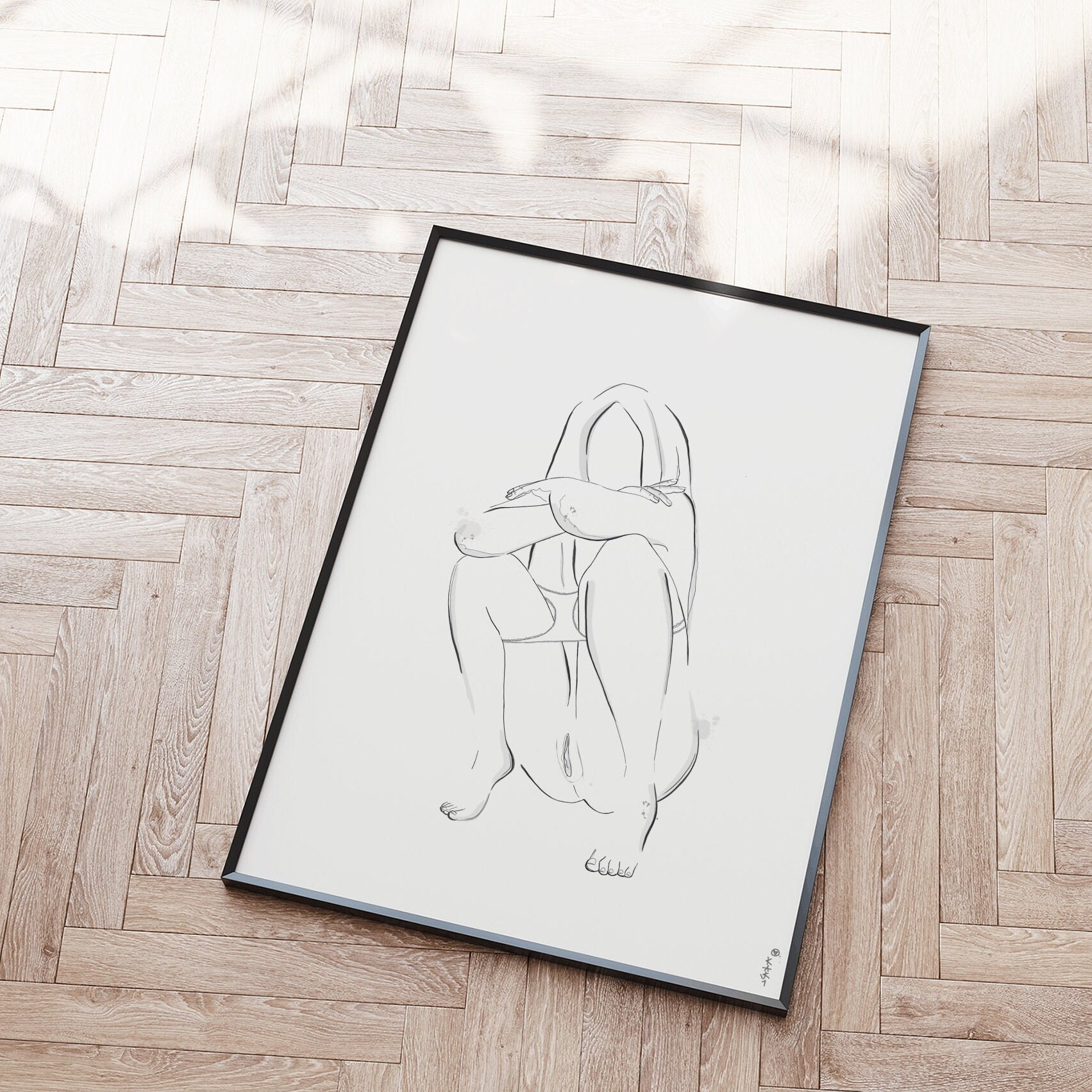 Abstract Erotic Line Art, Erotic Illustration, Vagina Art, Erotic Art ...