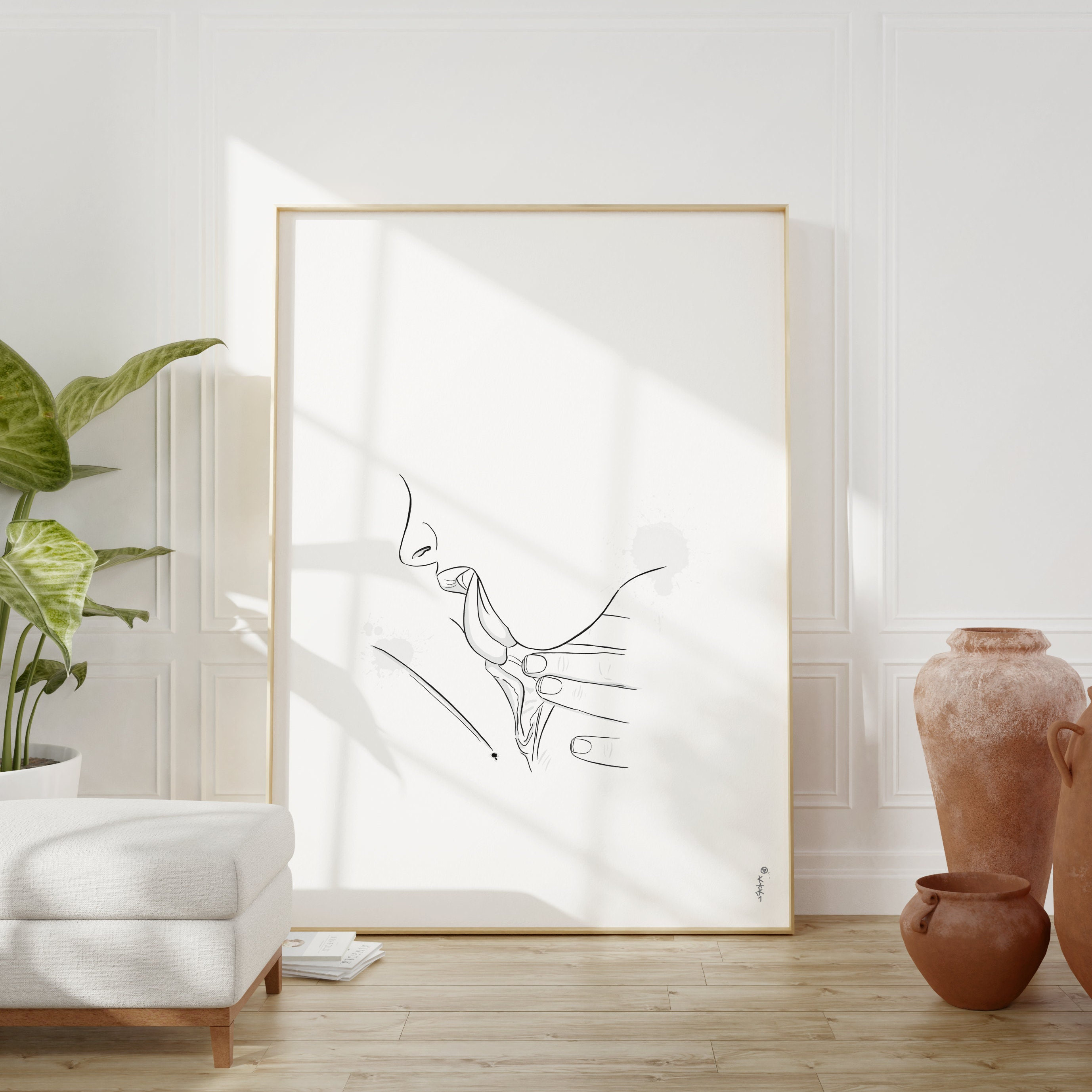 Line Art Vagina Erotic Line Art Sex Illustration Sensual Bedroom Print Vagina Art Orgasm
