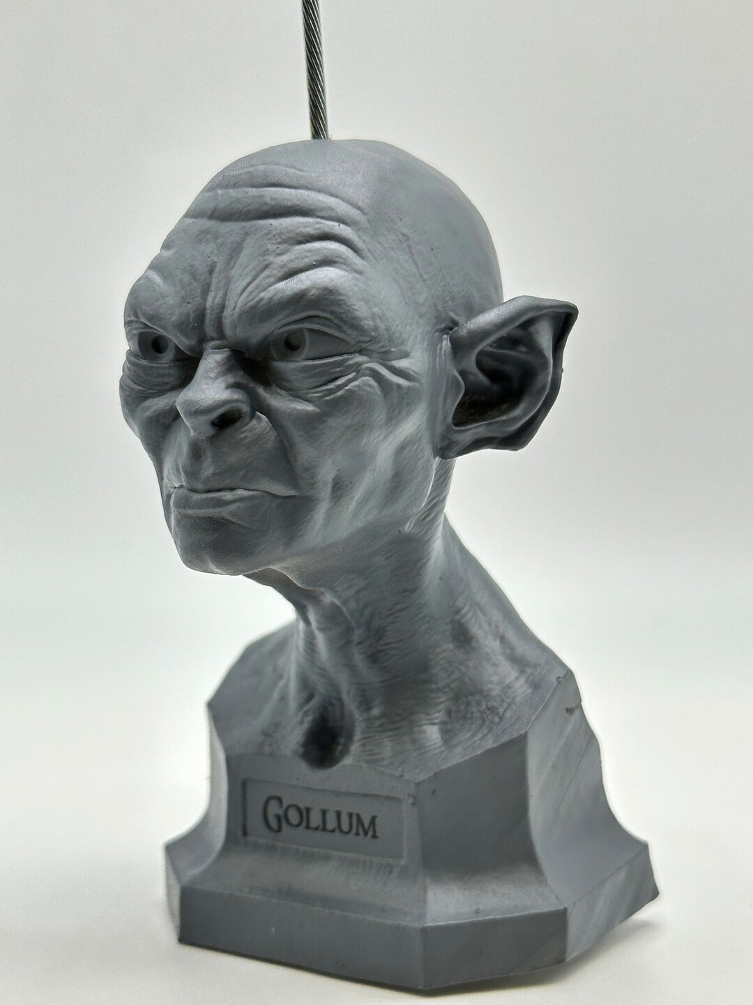Gollum Statue Gollum Bust Photo Holder LOTR Topps Card - Etsy