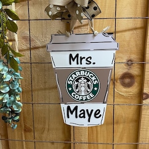 Starbucks Cup Teacher Appreciation Gift - Personalized Starbucks Cup ...