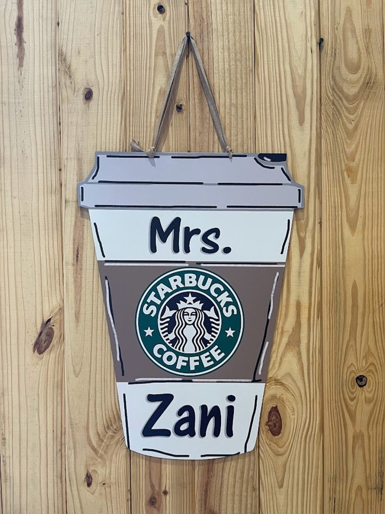 Starbucks Cup Teacher Appreciation Gift Personalized - Etsy
