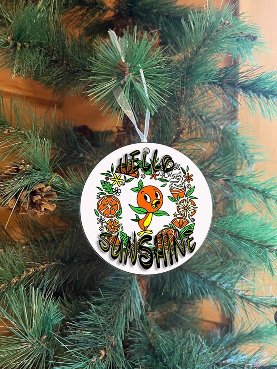 Hello Sunshine Orange Bird Door Hanger Disney Florida Orange Bird ...