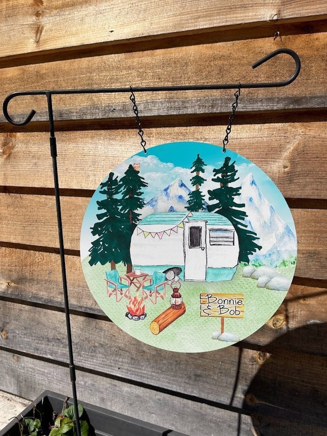 Happy Camper Sign Camper Decor for Inside or Outdoors Customized Camper ...