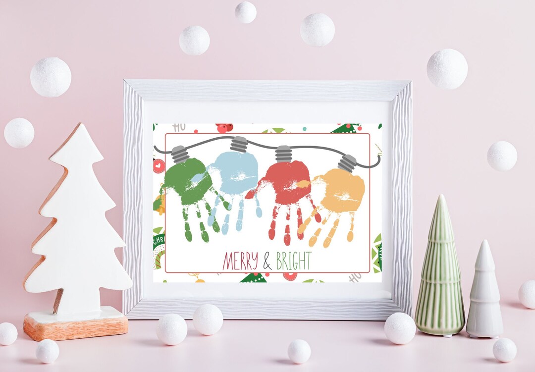 CHRISTMAS HANDPRINT BUNDLE: Kids Craft| Holiday Crafts| Winter Crafts ...