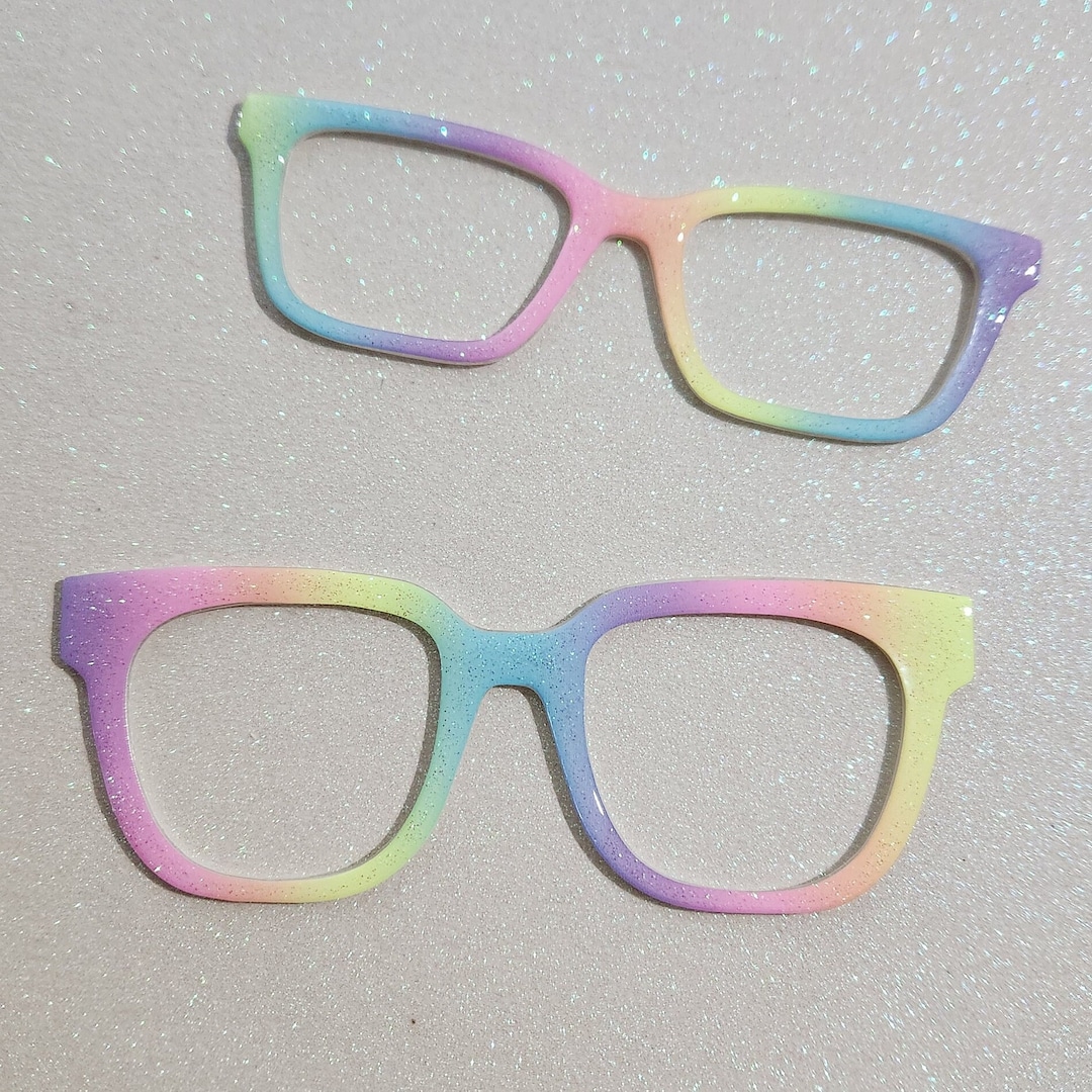 Cotton Candy Rainbow Custom Magnetic Glasses Topper - Etsy