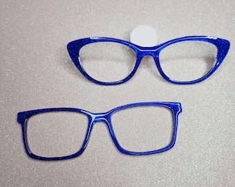 Rainbow Sparkle Custom Magnetic Glasses Topper - Etsy