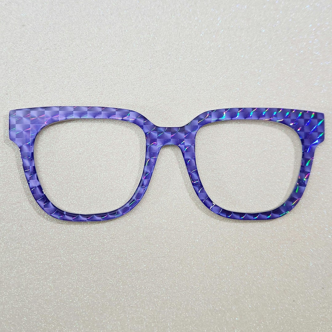 Purple Prism Holographic Magnetic Glasses Topper - Etsy