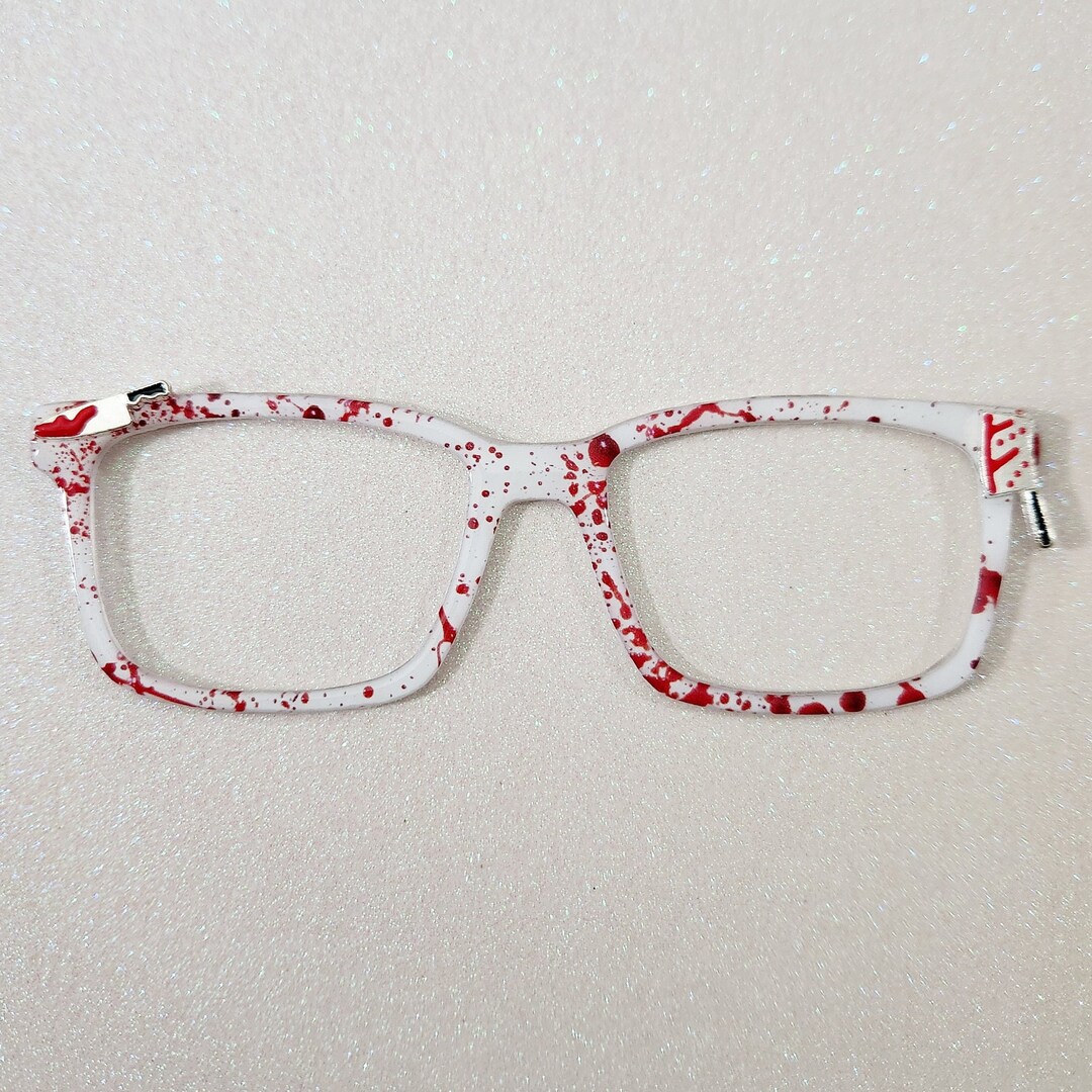 Bloody Horror White Custom Magnetic Glasses Topper - Etsy