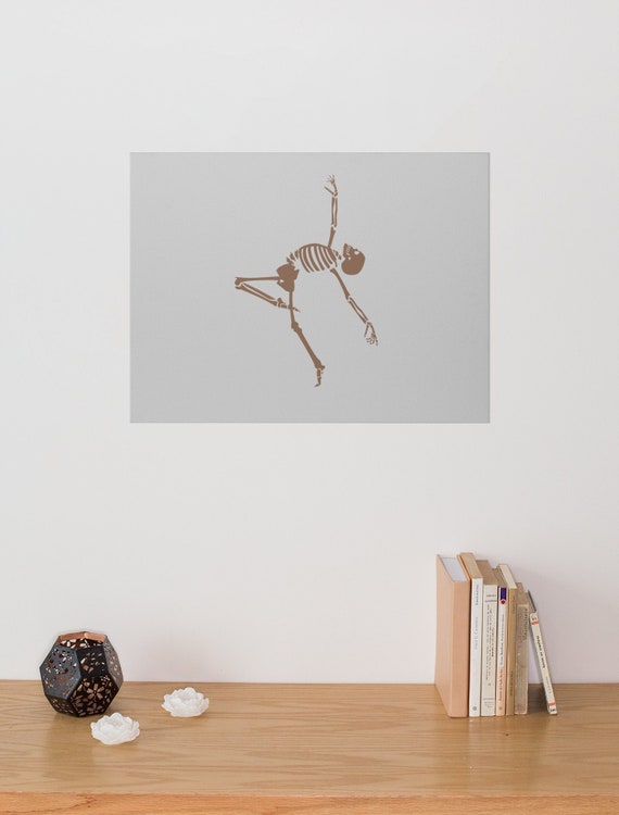 Printable Dancing Skeleton - Etsy