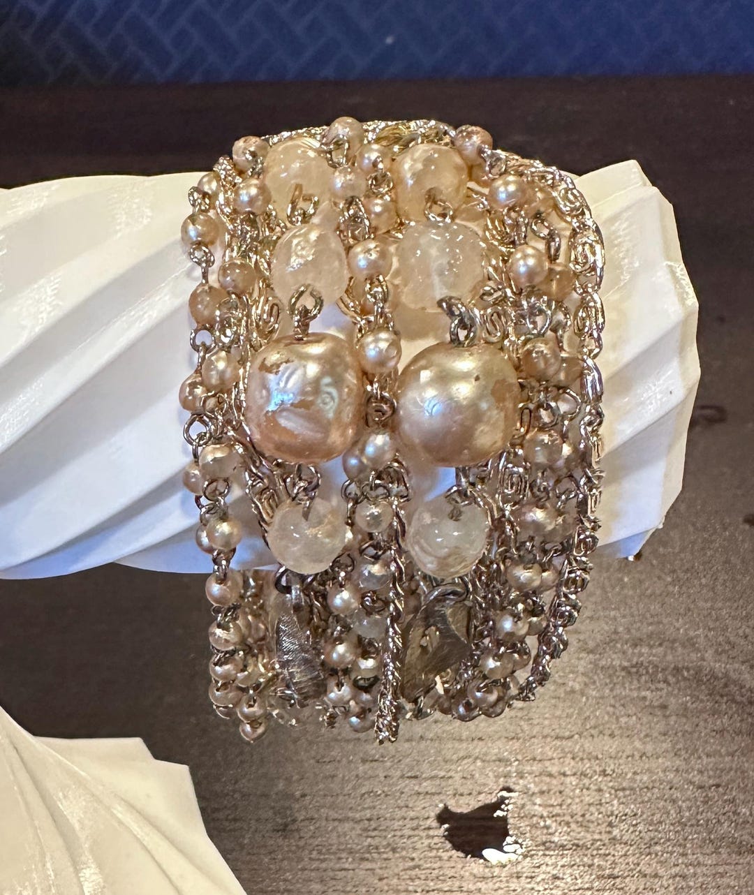 Vintage Faux Pearl Bracelet - Etsy