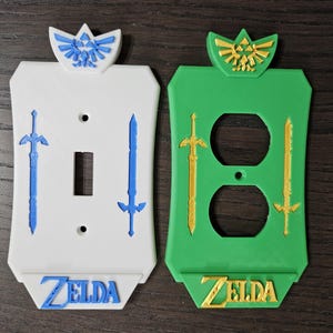 Legend of Zelda Light Switch / Outlet Cover Plate - Etsy