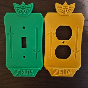 Legend of Zelda Light Switch / Outlet Cover Plate - Etsy