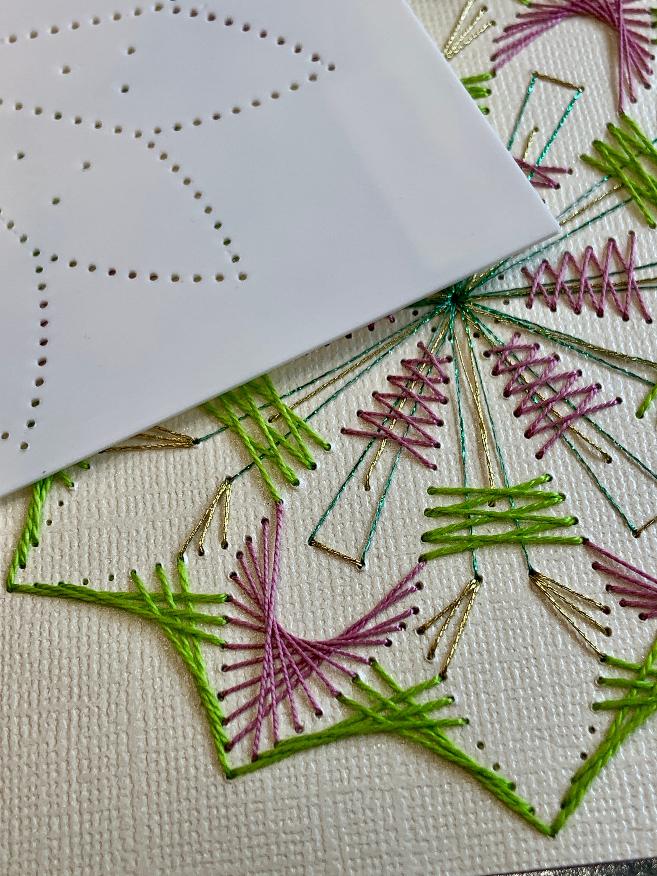 Cosmos - Template ONLY for Punched Paper Embroidery - Etsy