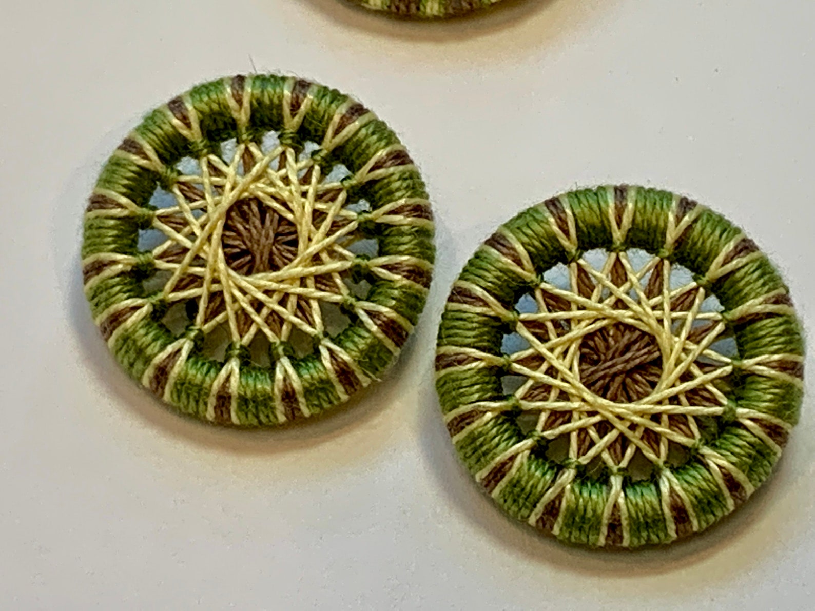 Meadow One Inch Buttons -- Set of 6 - Etsy