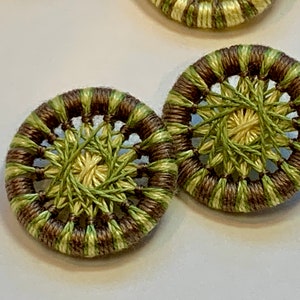 Meadow One Inch Buttons -- Set of 6 - Etsy