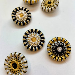 Bumble Bee One Inch Buttons Set of 6 - Etsy