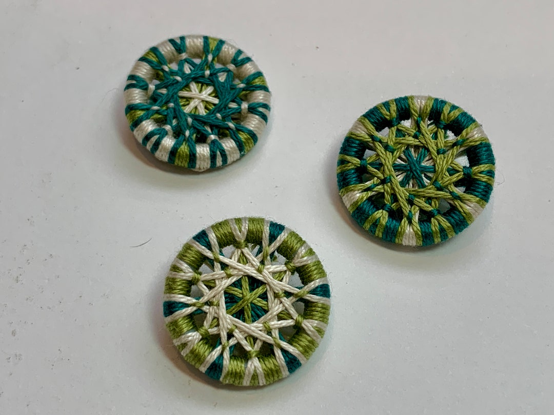 Green Valley Buttons -- Set of 3 - Etsy