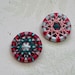 Iris 1-1/8 Inch Buttons -- Set of 3 - Etsy