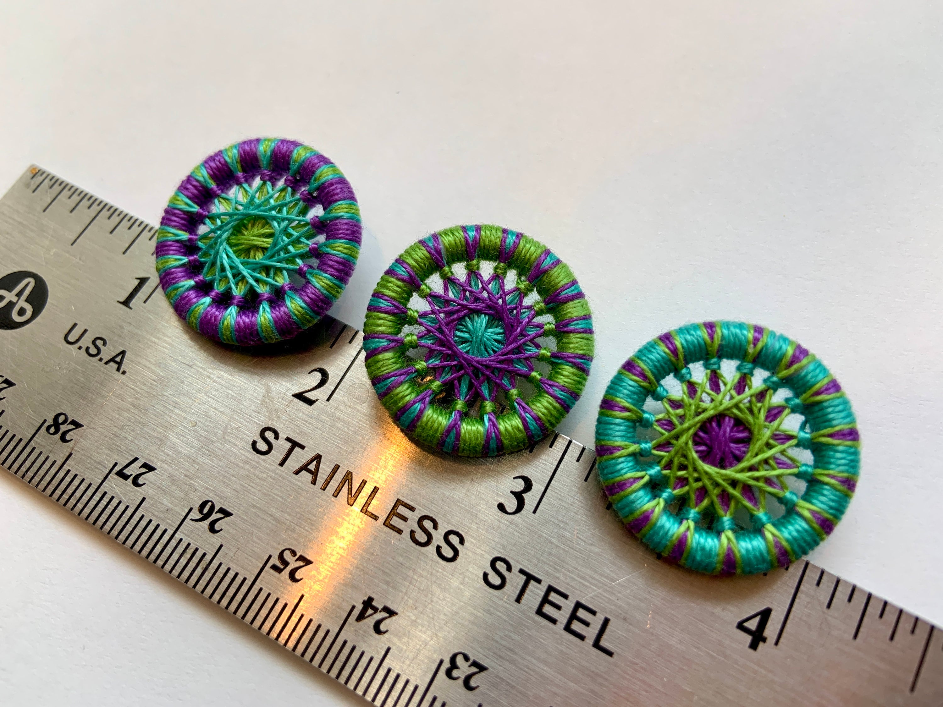 Burano One Inch Buttons Set of 3 - Etsy