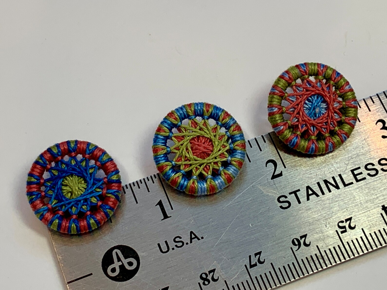 Beach Garden 3/4 Inch Buttons -- Set of 3 - Etsy