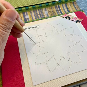 Tutti Frutti - Template ONLY for Punched Paper Embroidery - Etsy