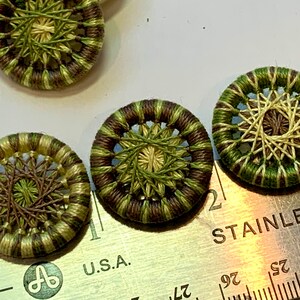 Meadow One Inch Buttons -- Set of 6 - Etsy