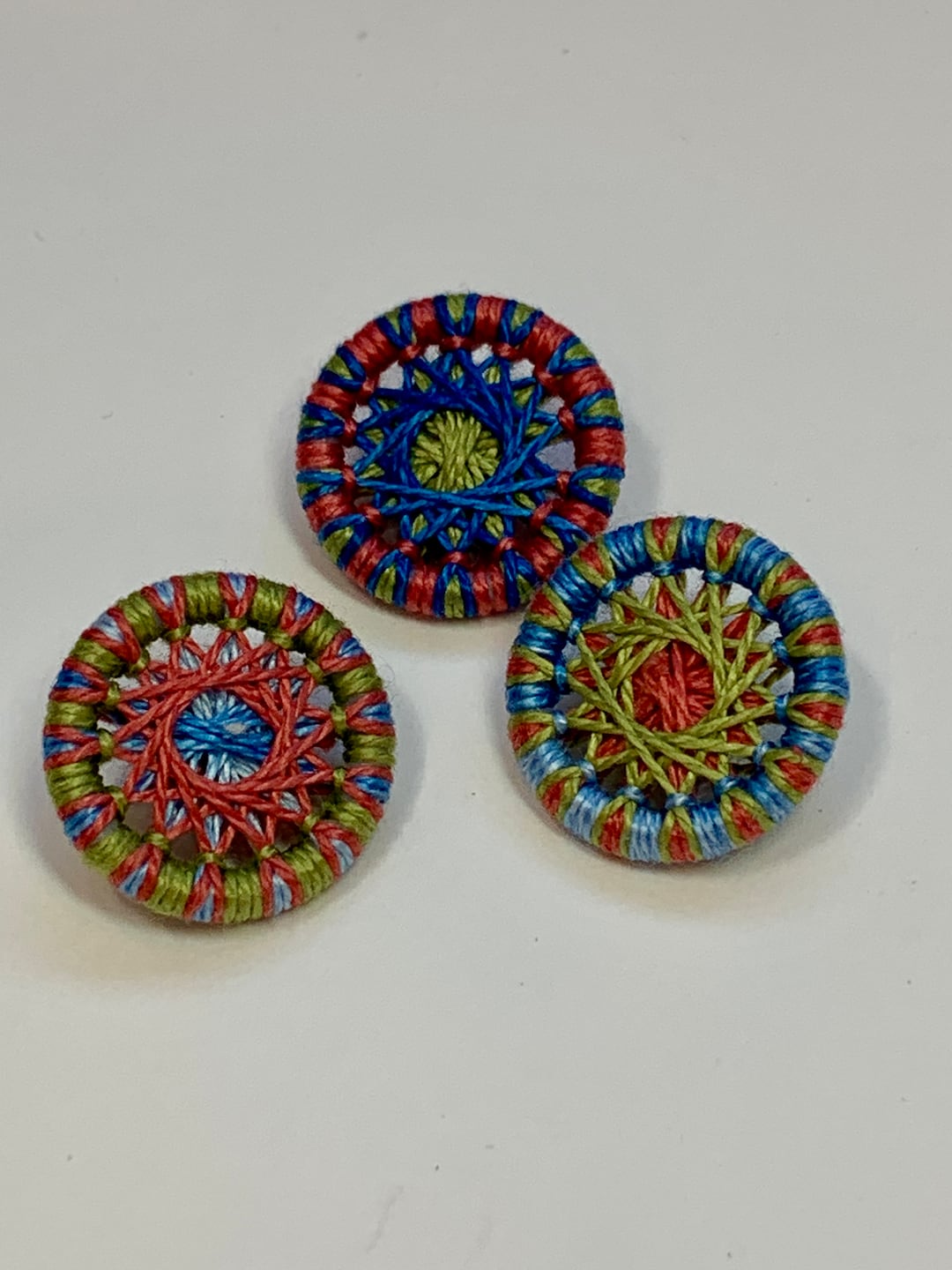 Beach Garden 3/4 Inch Buttons -- Set of 3 - Etsy