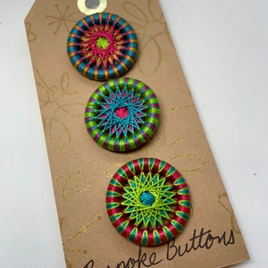 Carnival 1-1/8 Inch Buttons -- Set of 3 - Etsy