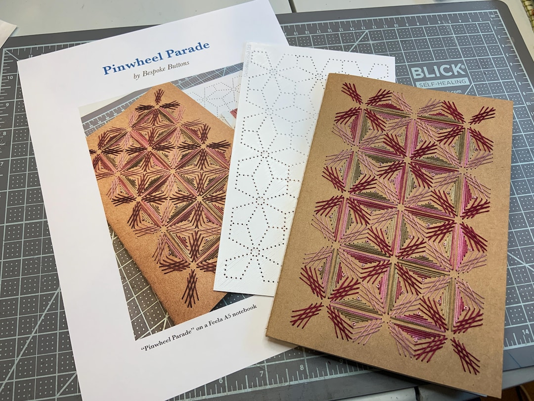 Pinwheel Parade -- DIY Template and Pattern Instructions for Moleskine ...