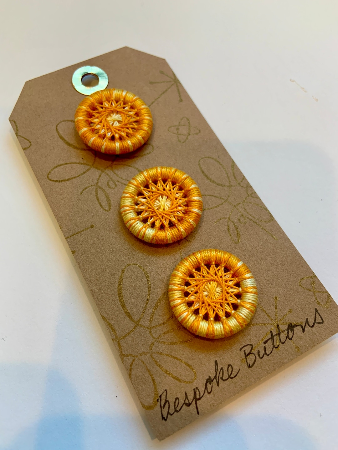 Sunshine One Inch Buttons -- Set of 3 - Etsy