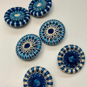 Columbia One Inch Buttons -- Set of 6 - Etsy