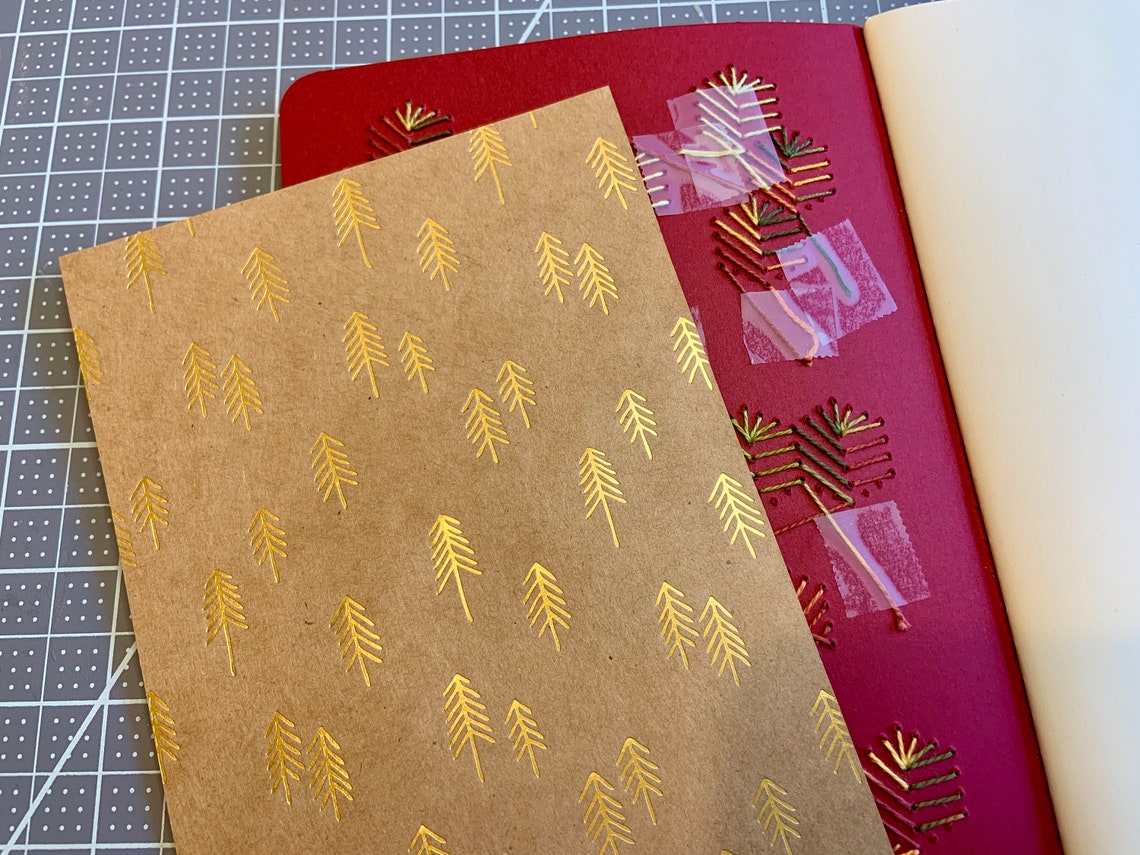 Fallen Leaves -- DIY Template and Pattern Instructions for Moleskine ...