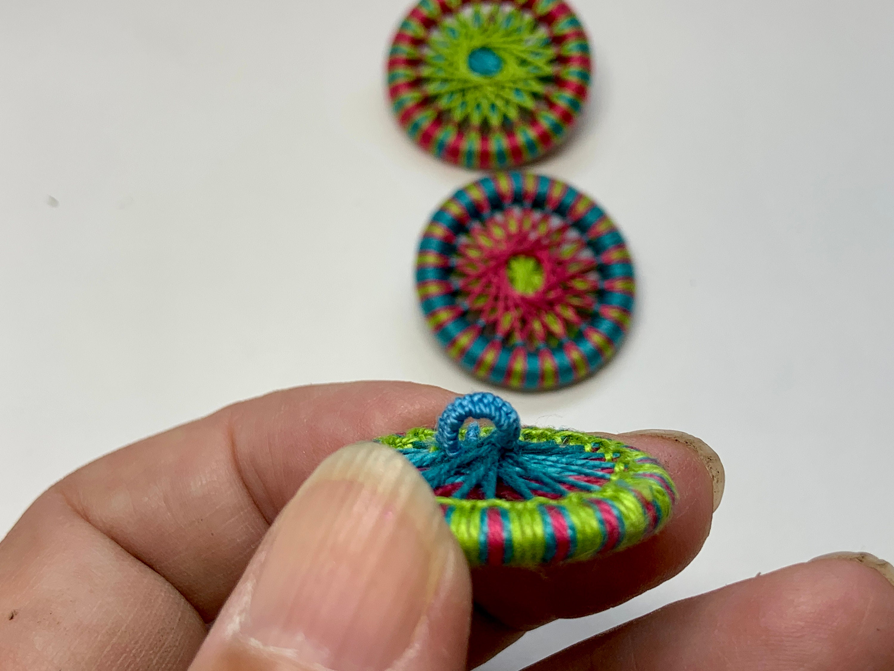 Carnival 1-1/8 Inch Buttons Set of 3 - Etsy