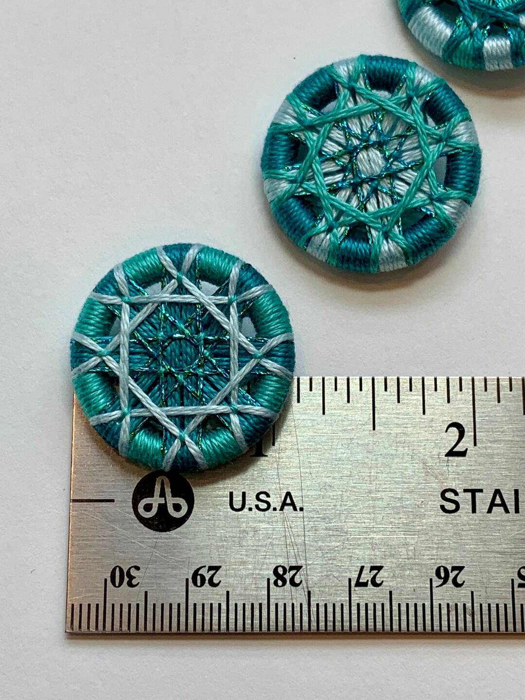 Mermaid 1-1/8 Inch Buttons - Set of 3 - Etsy