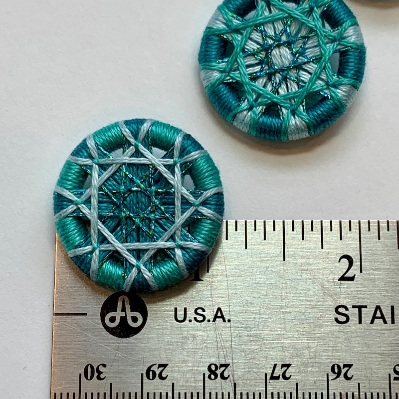 Teal Buttons - Etsy