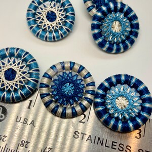 Columbia One Inch Buttons -- Set of 6 - Etsy