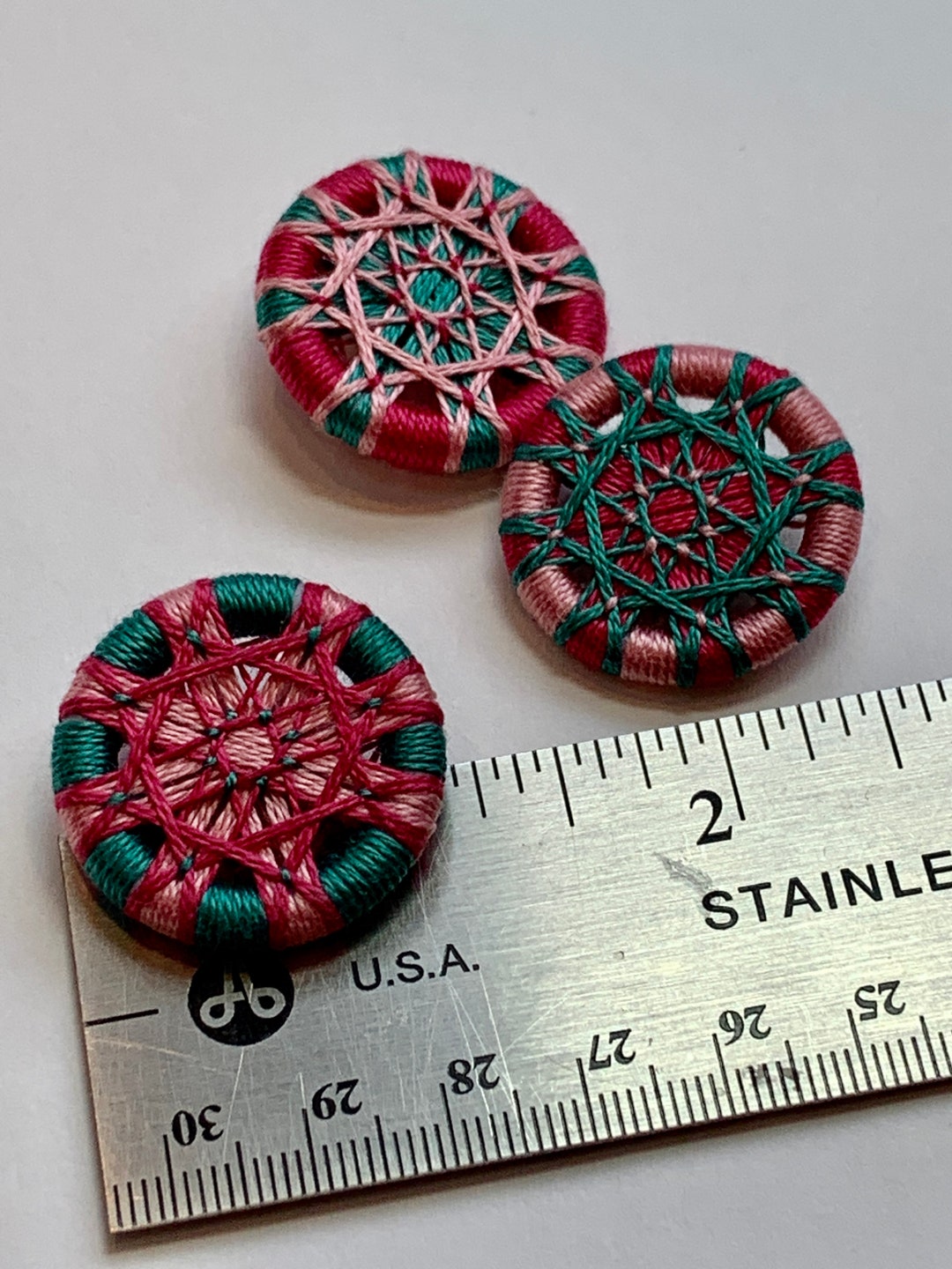 Miami 1-1/8 Inch Buttons - Set of 3 - Etsy